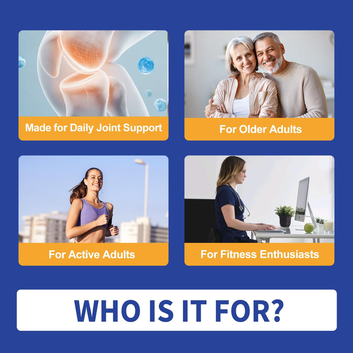 Glucosamine tablets for daily wellness