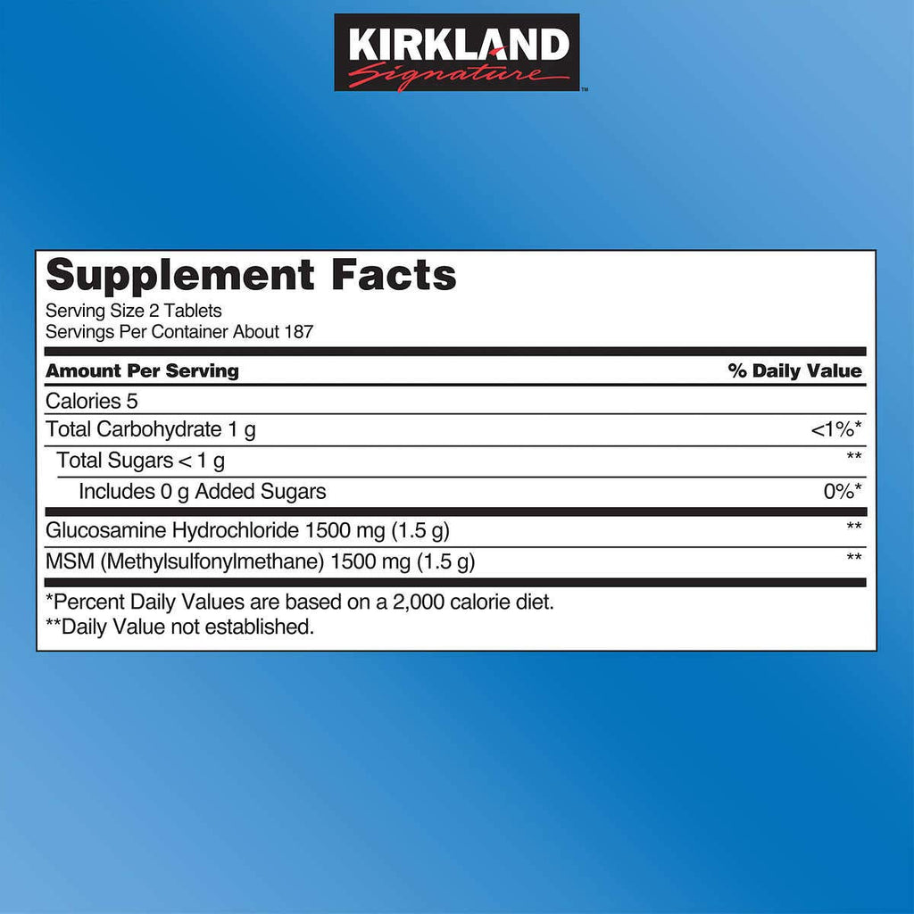 glucosamine with MSM for healthy joints