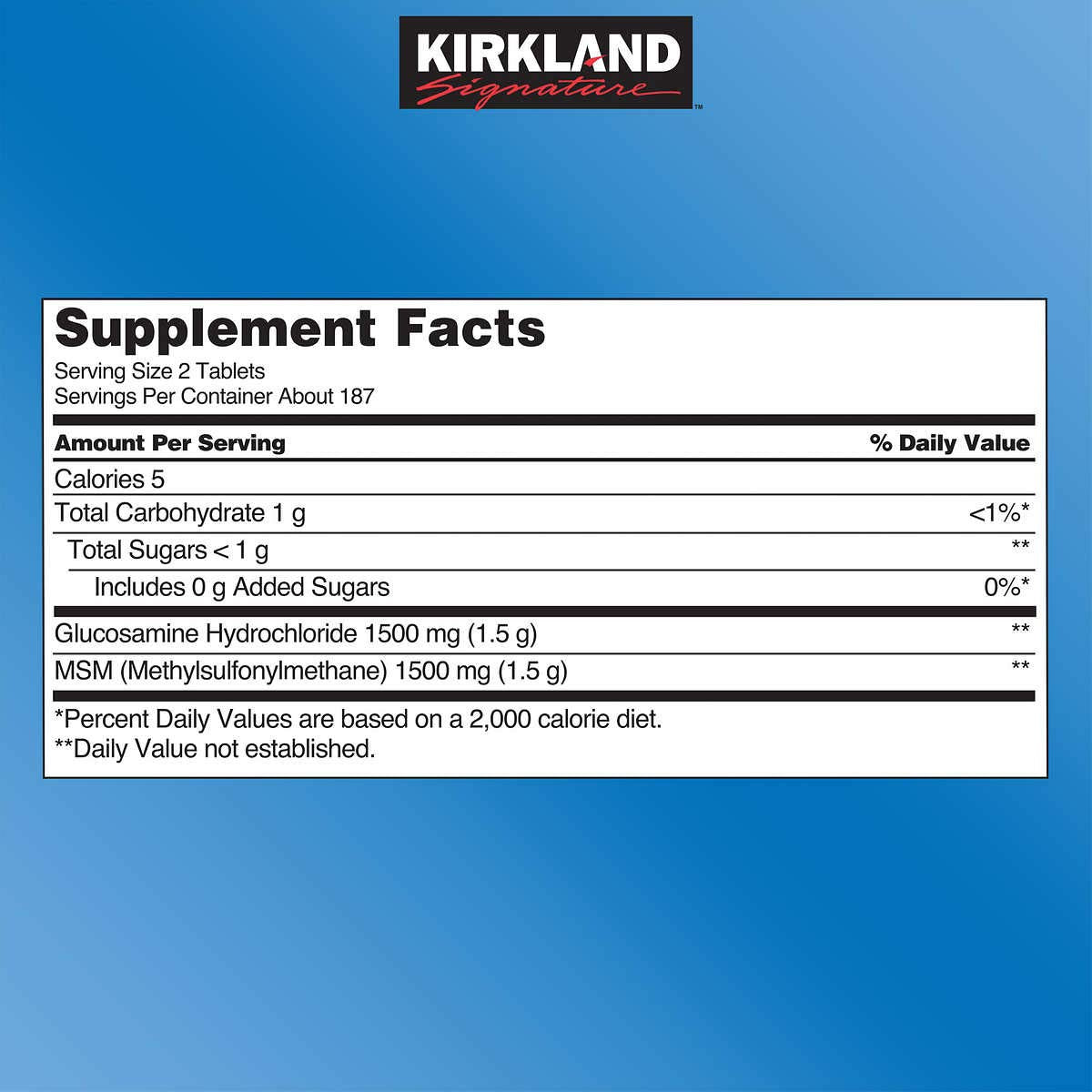 glucosamine with MSM for healthy joints