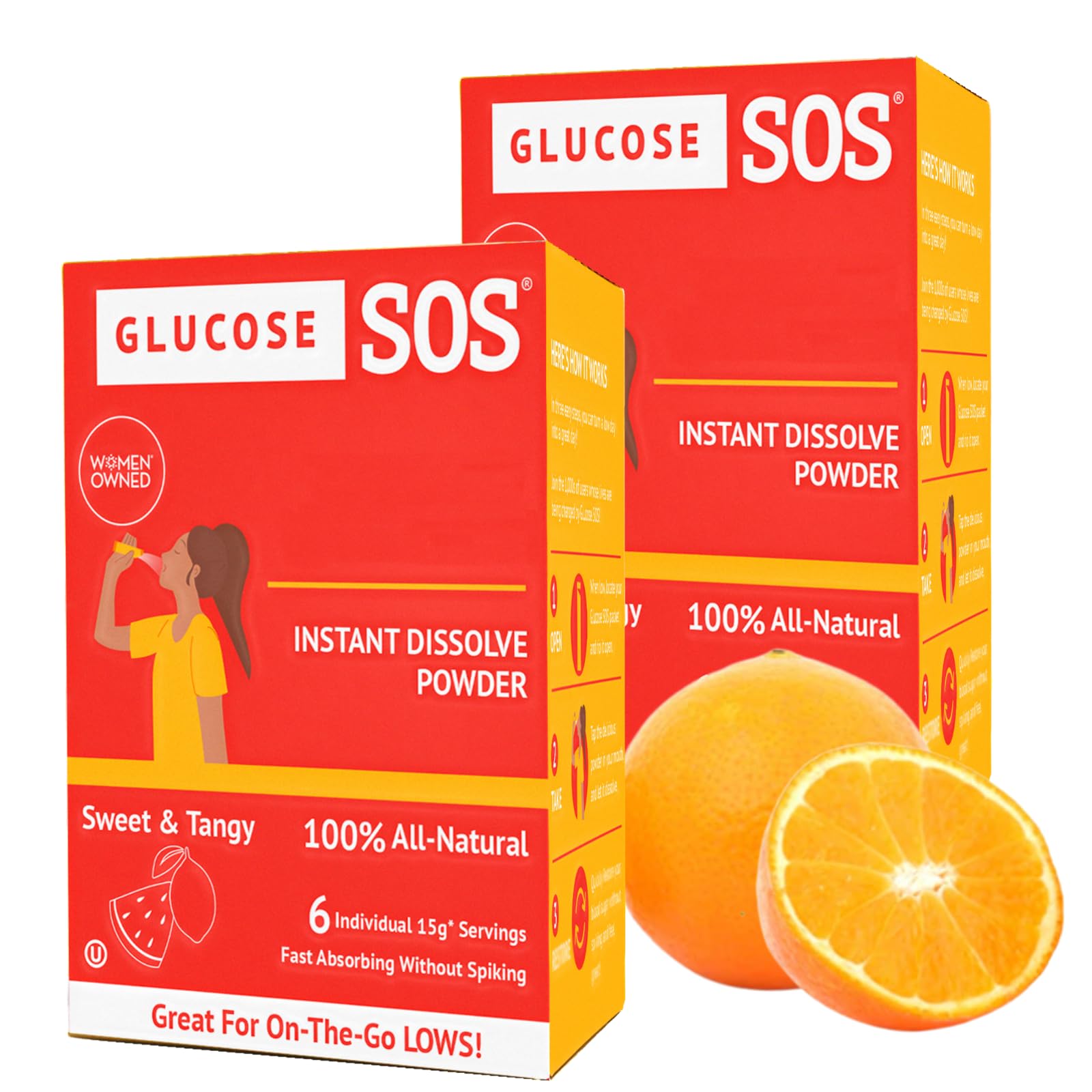 Glucose SOS Berry Medley powder packets