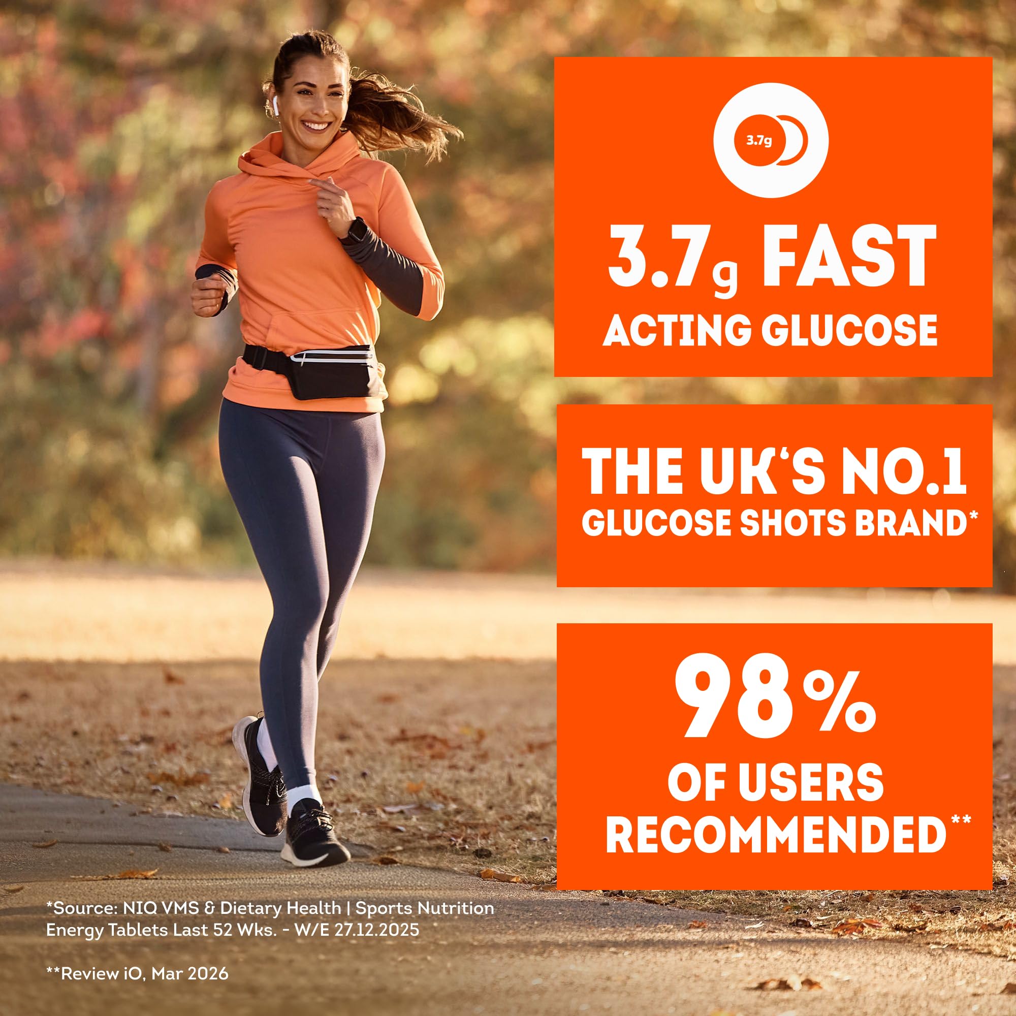 GlucoTabs convenient on-the-go