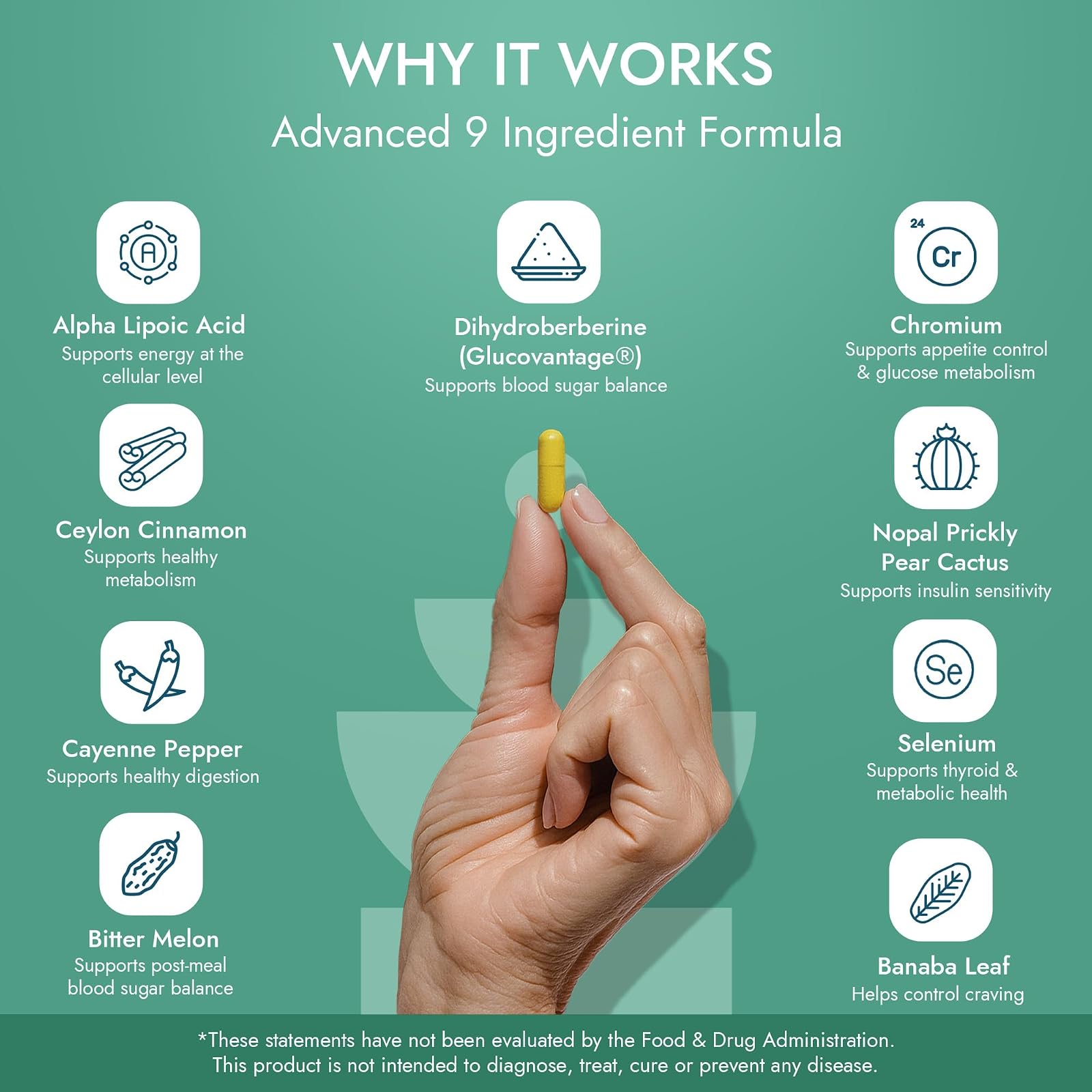 GlucoVantage herbal dihydroberberine capsules