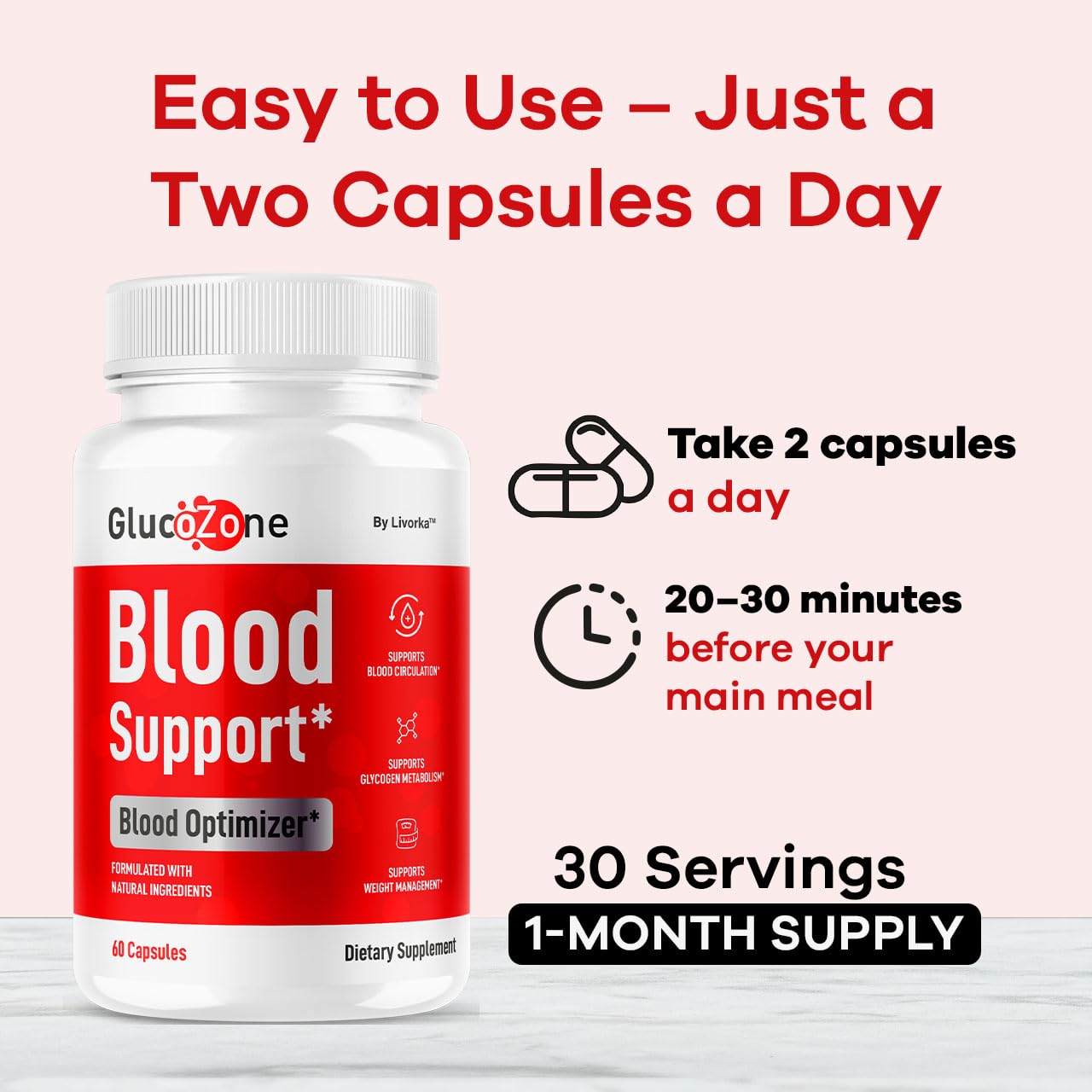 GlucoZone multivitamin for men’s wellness