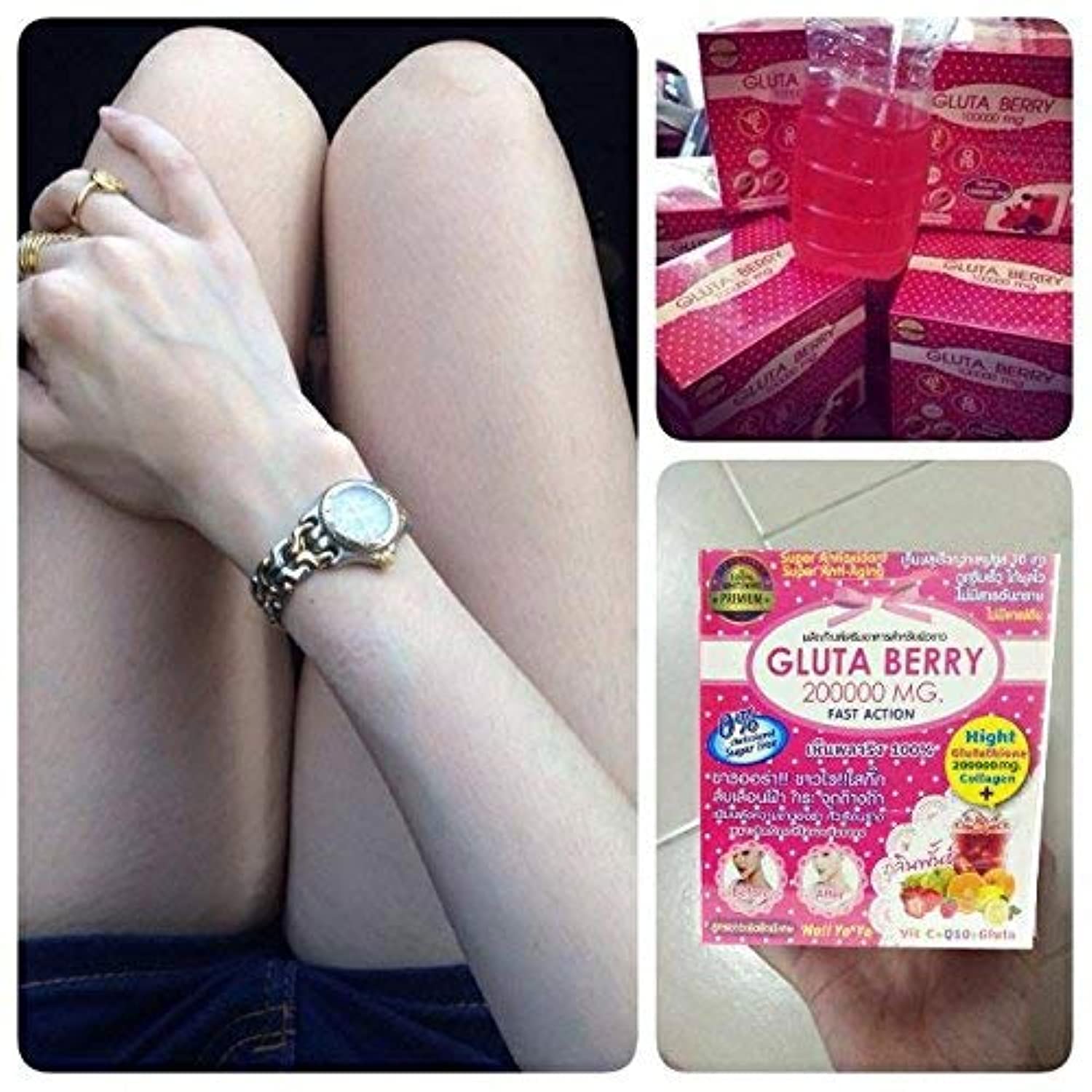 Gluta Berry skin whitening drink