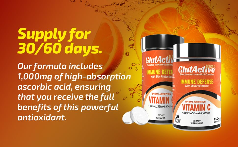 GlutActive Vitamin C for skin health