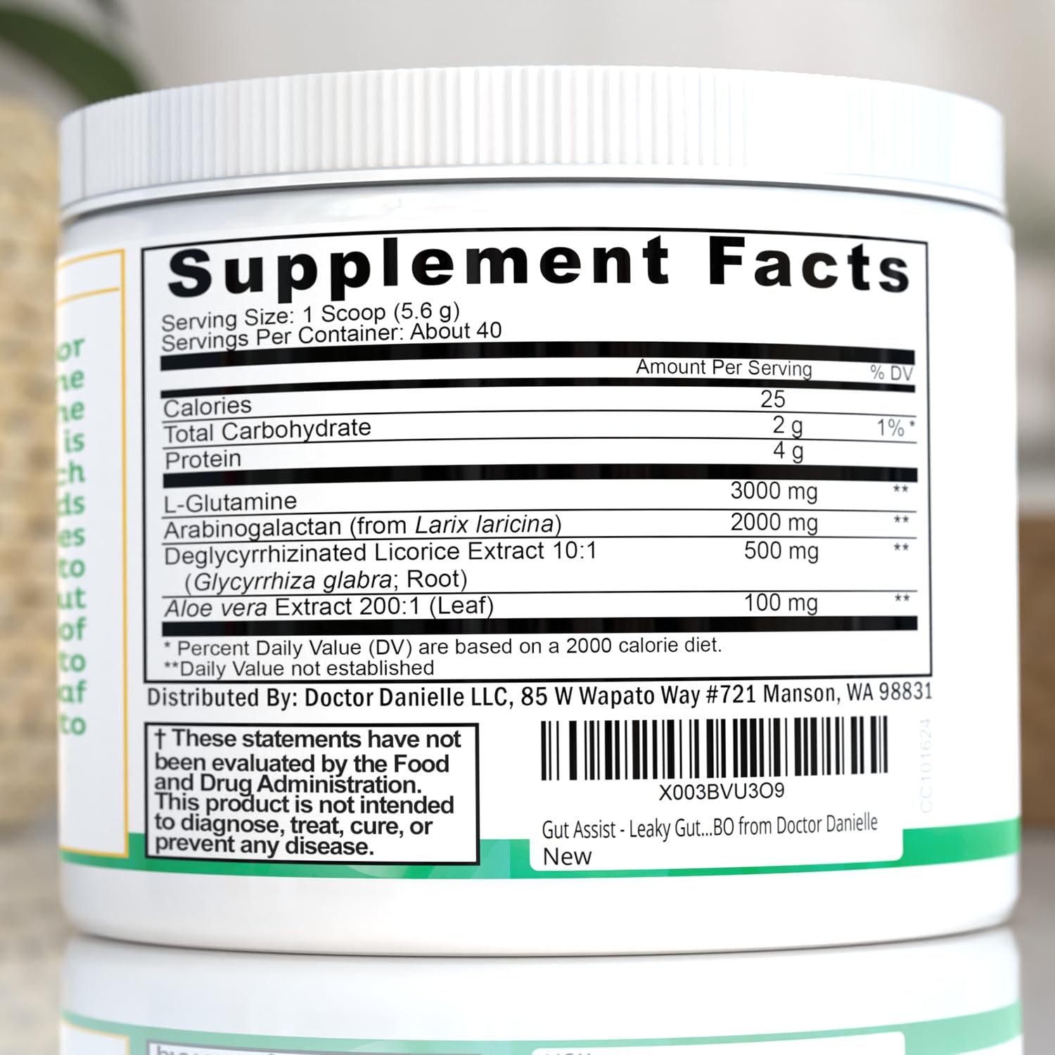 glutamine powder for improved wellness