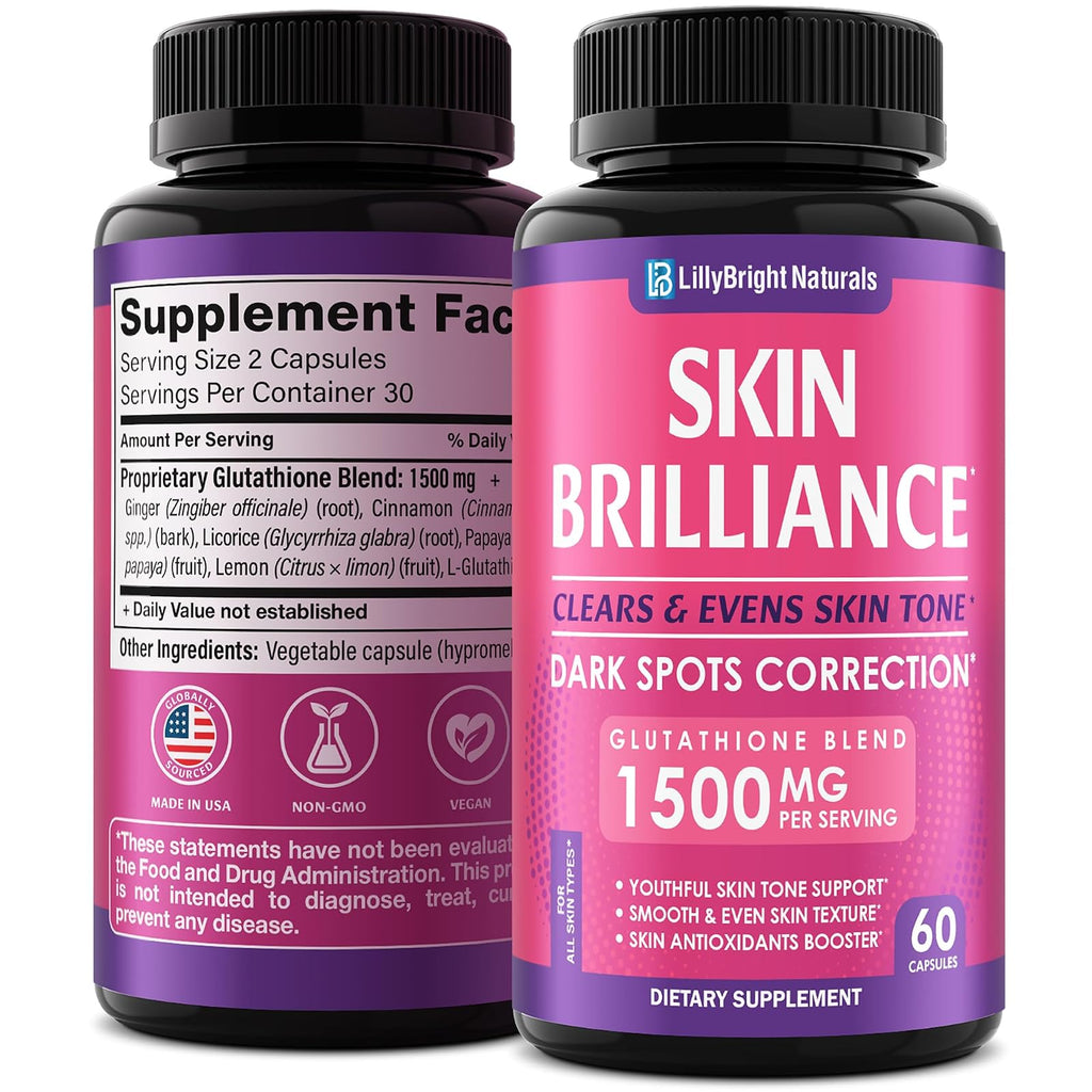 Glutathione 1500 mg multivitamins for wellness