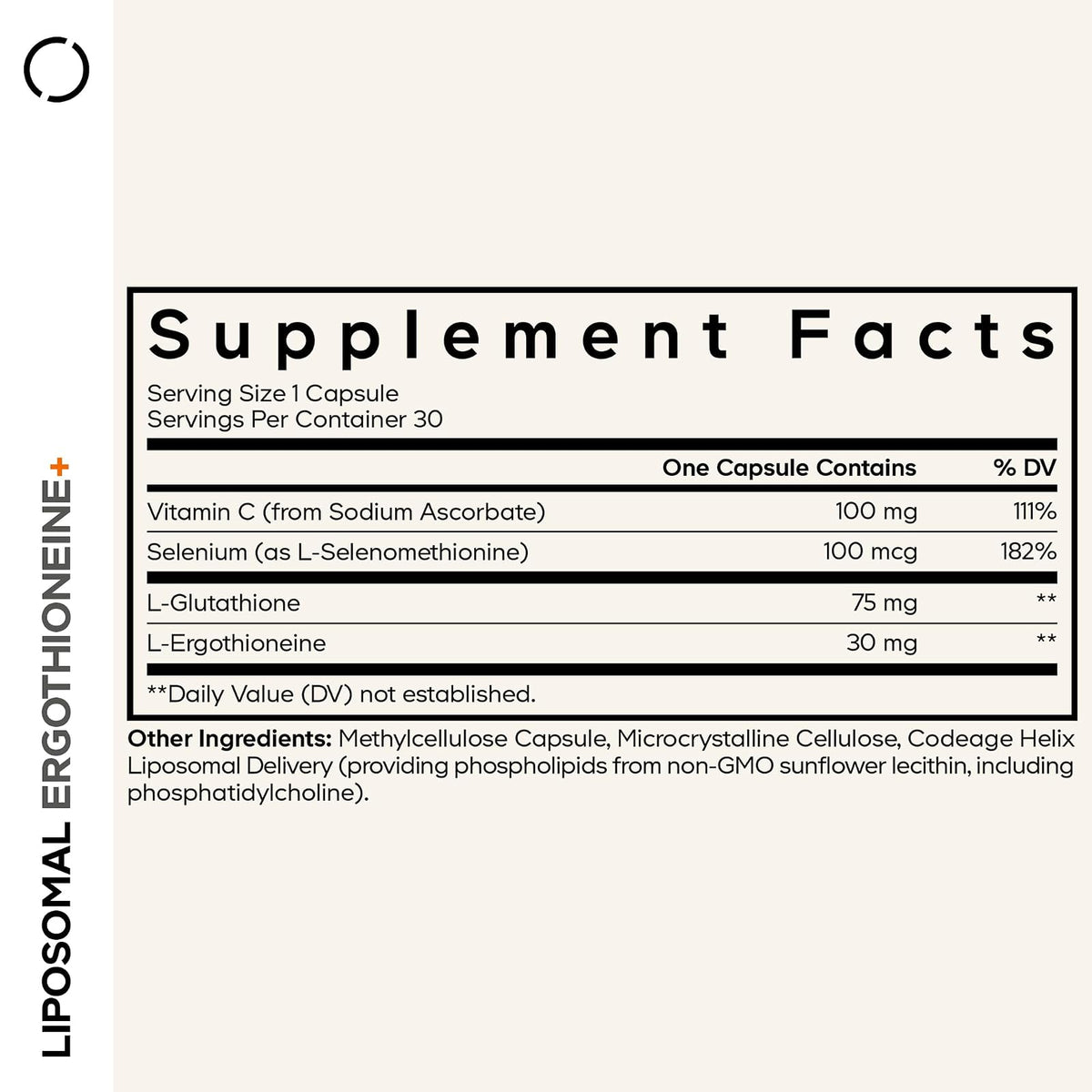Glutathione and vitamin C supplement