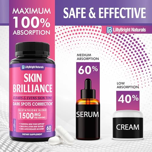 Glutathione capsules for antioxidant boost