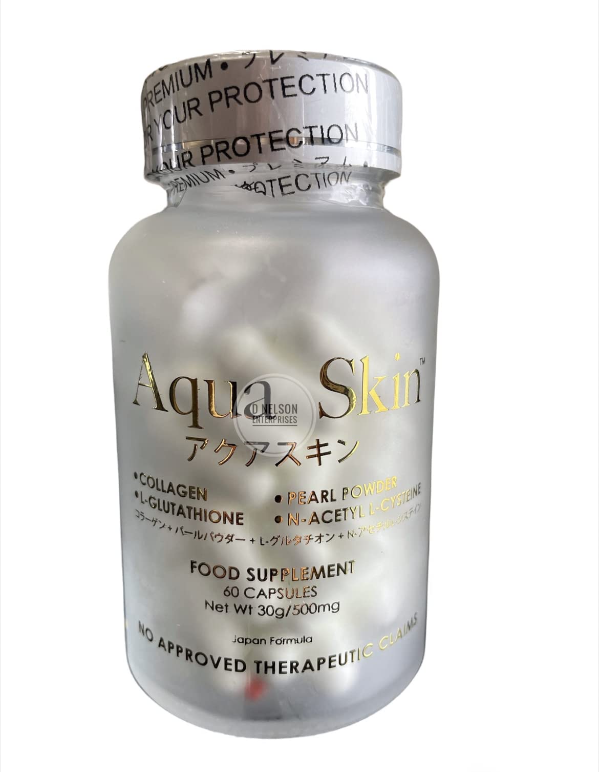 Glutathione capsules for healthy skin
