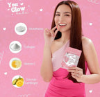 Glutathione capsules for radiant complexion
