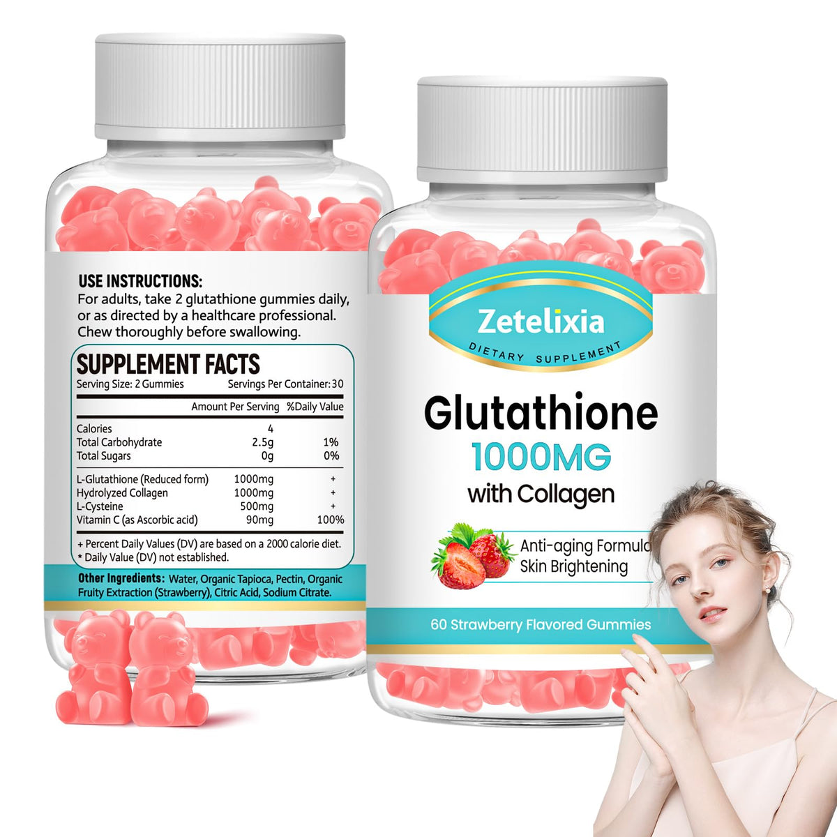 glutathione collagen gummies for skin