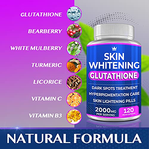 Glutathione combinations for radiant skin