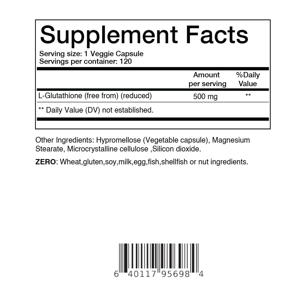 Glutathione for radiant skin