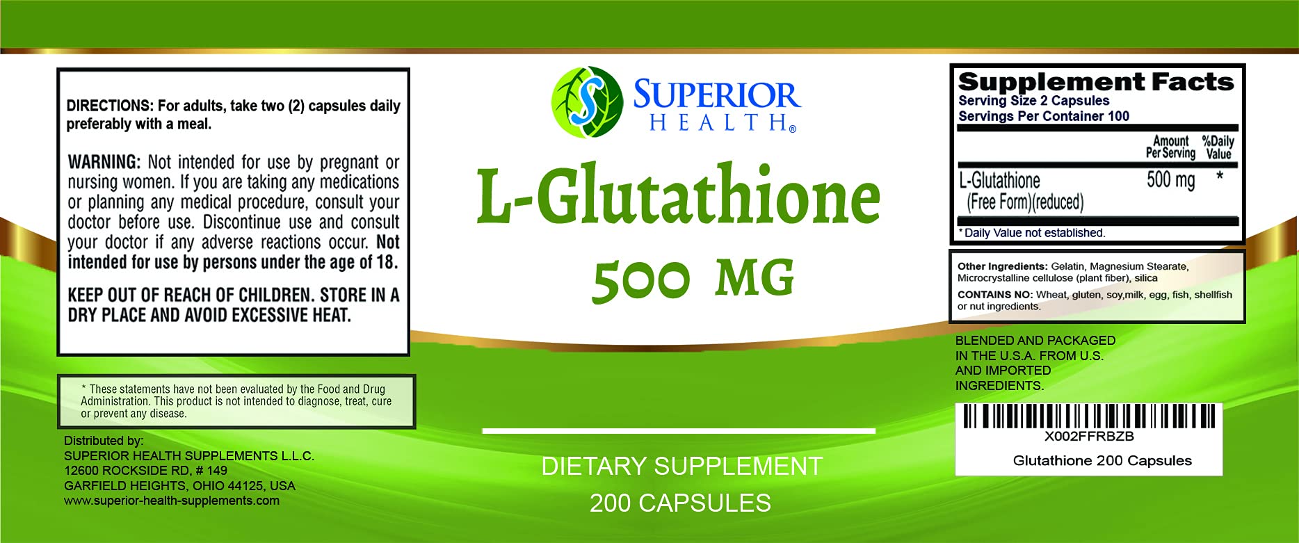 Glutathione for skin health improvement