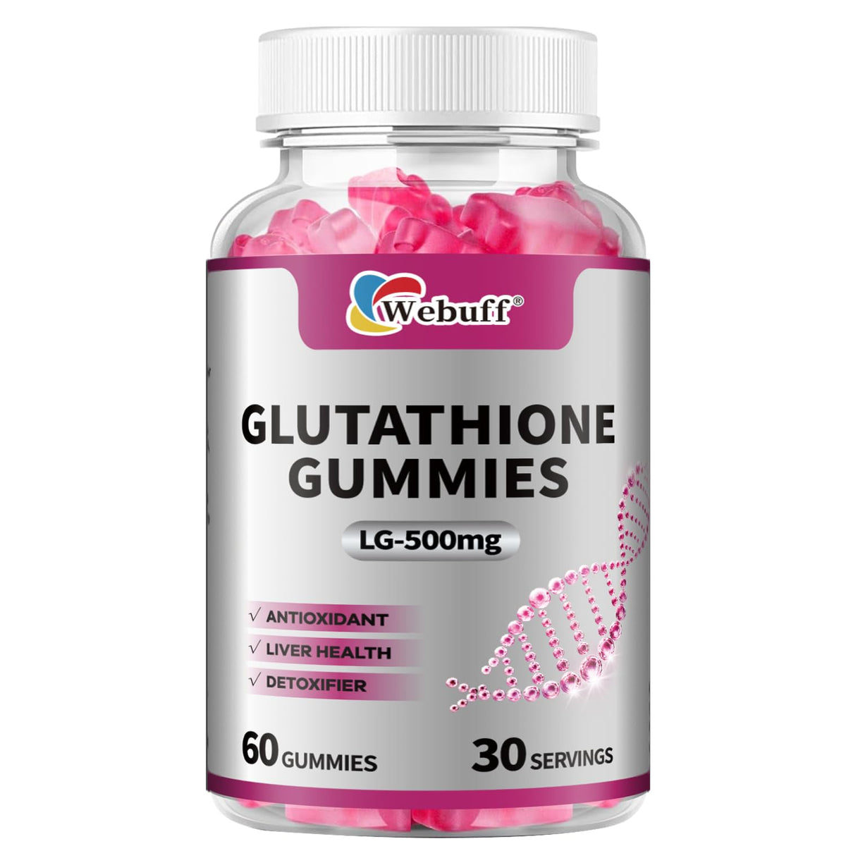 Glutathione gummies with collagen benefits