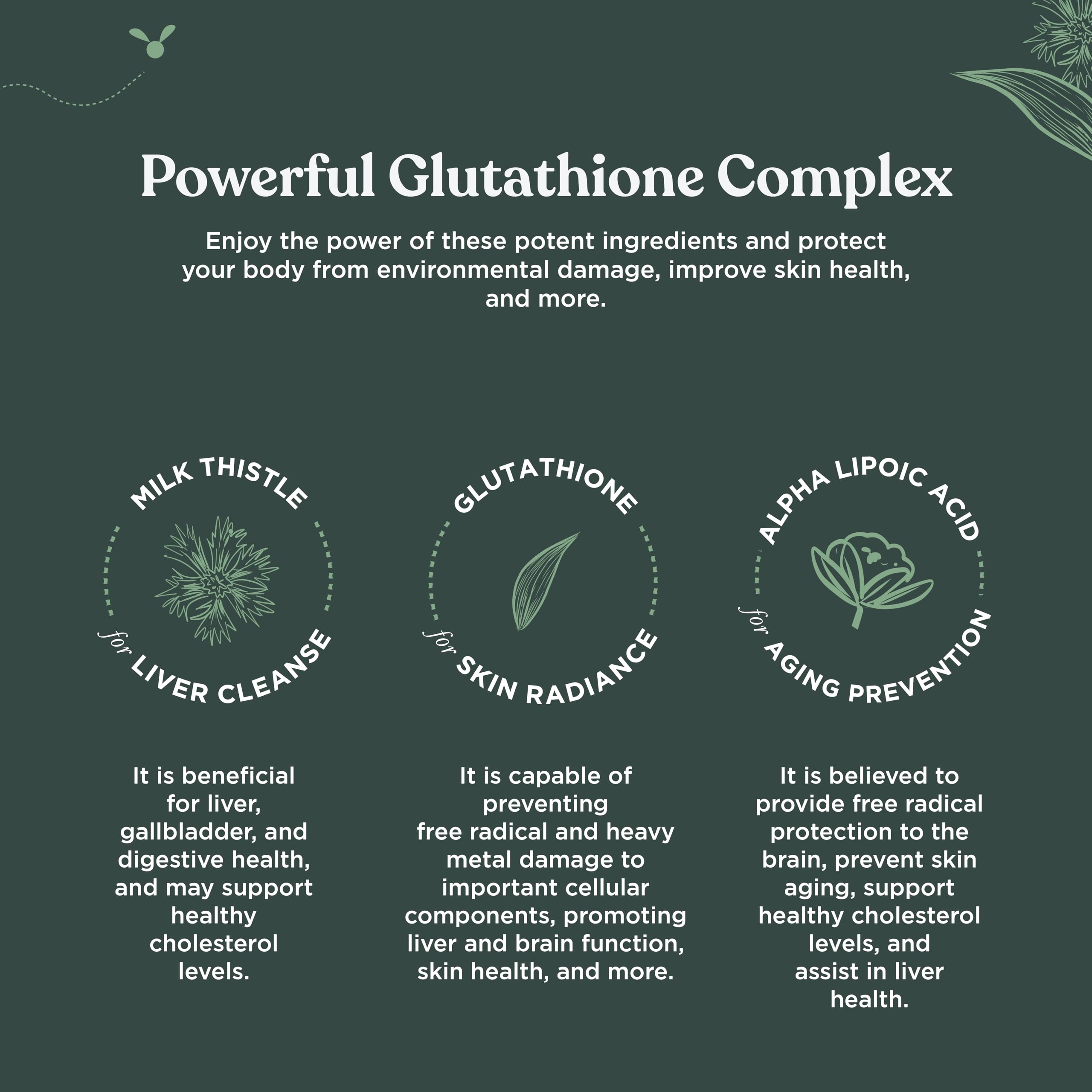 Glutathione pills for radiant skin