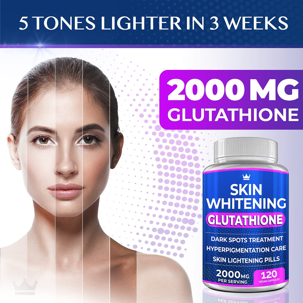 Glutathione pills for youthful complexion
