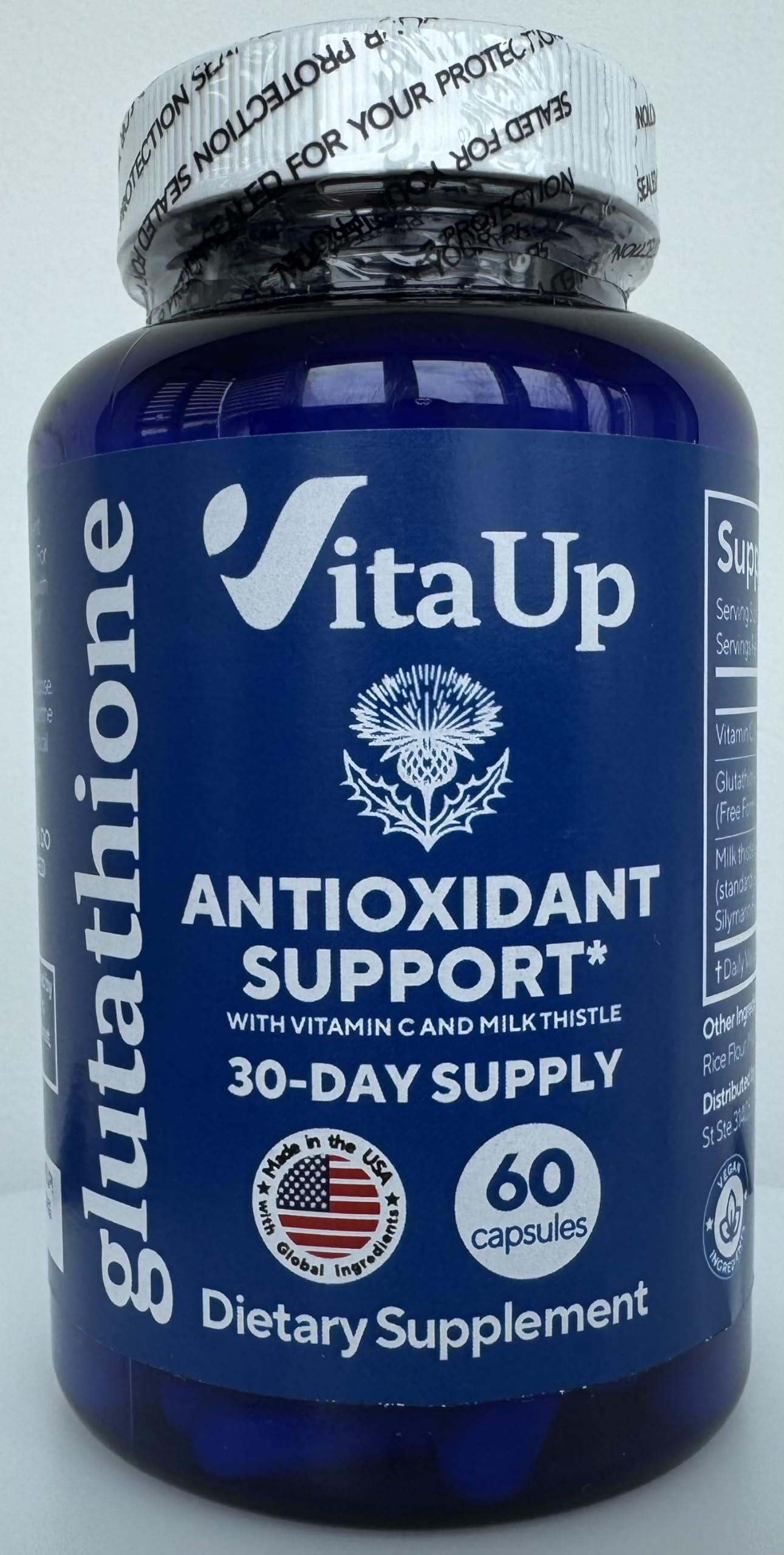 Glutathione reduced supplement for health