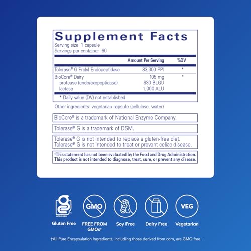 Gluten and dairy digestive support