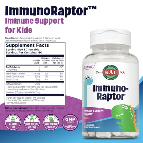 Gluten and peanut-free kids vitamins