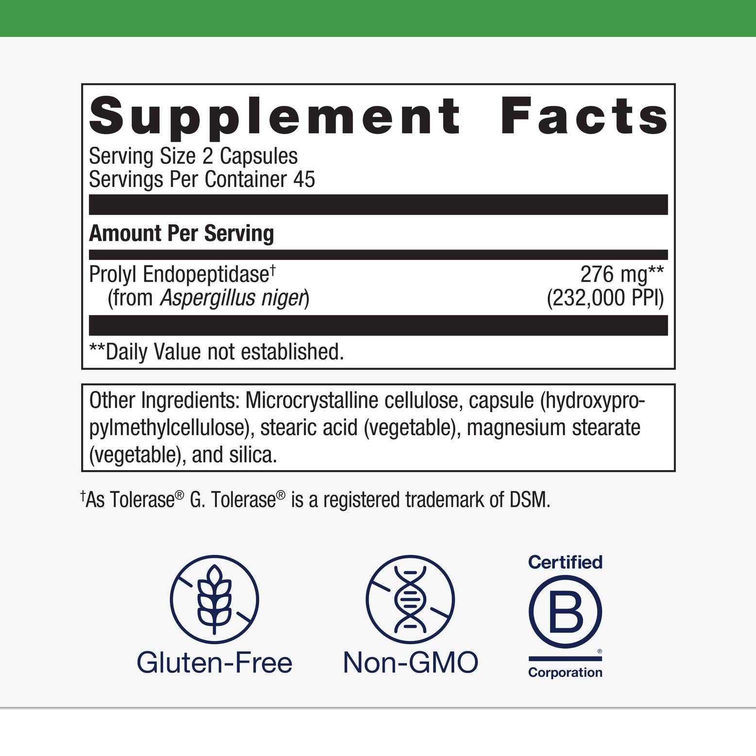gluten digestion support capsules