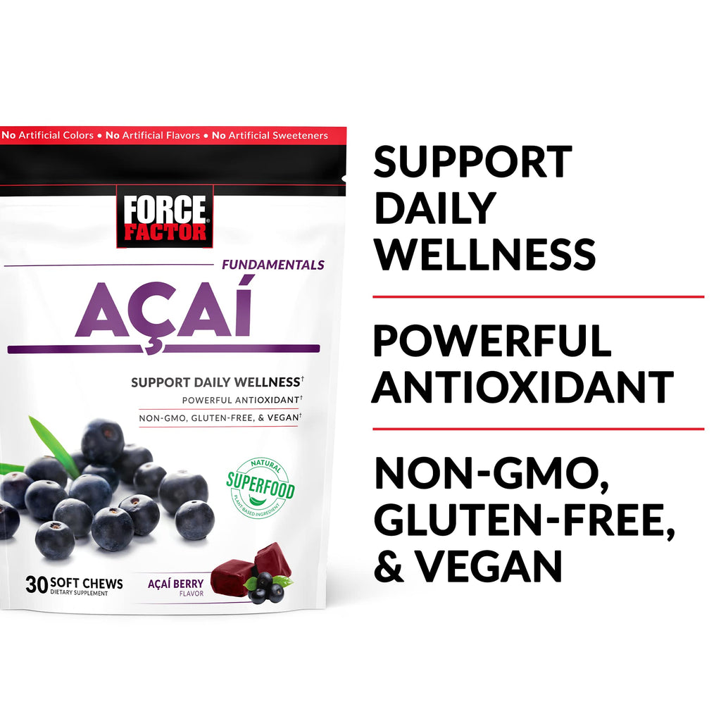 Gluten-free acai berry supplements