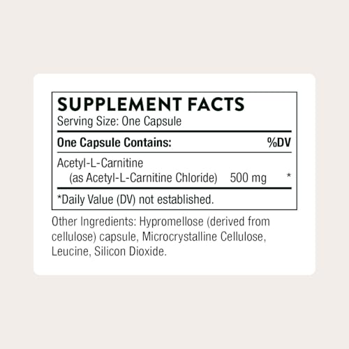 gluten-free acetyl-l-carnitine supplement