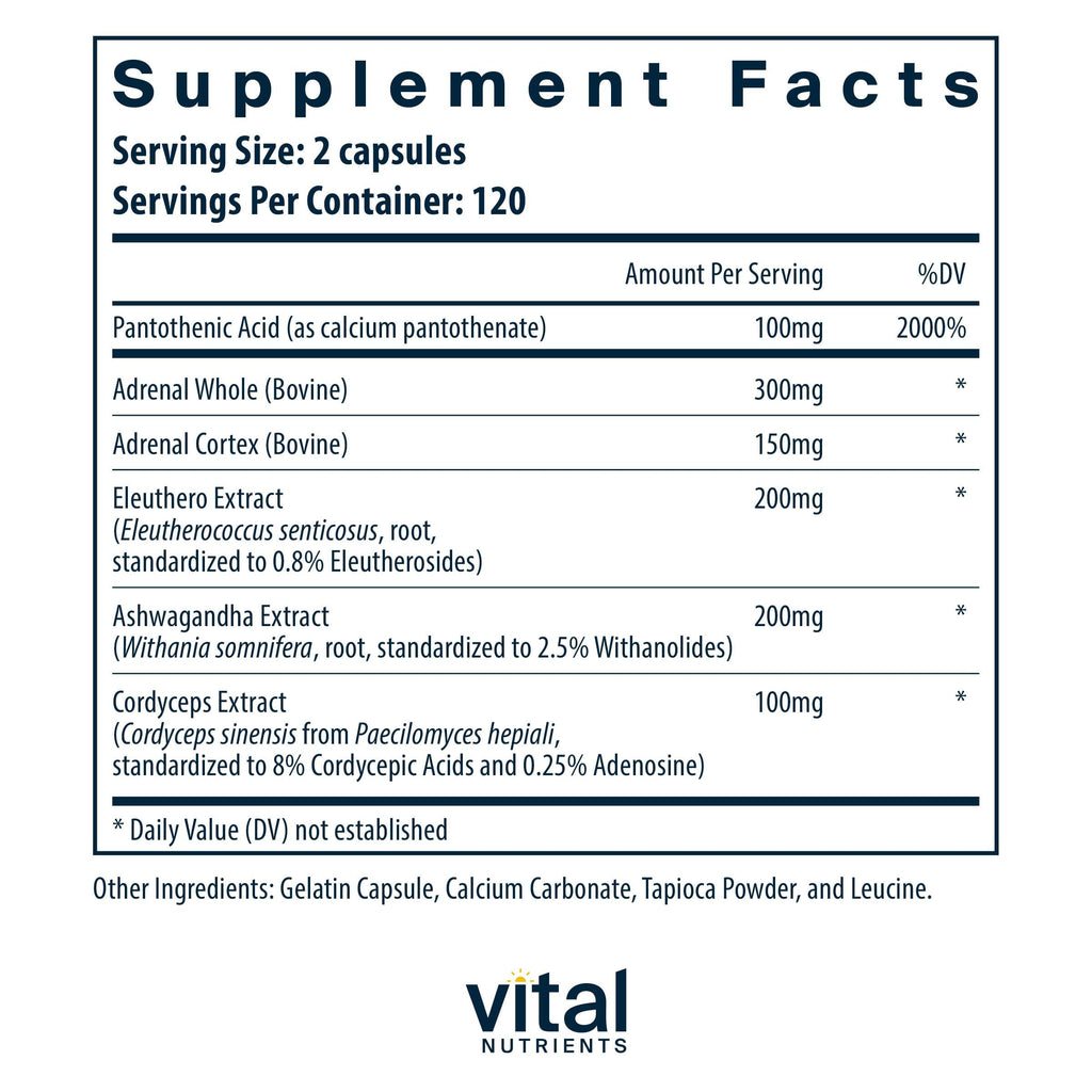 gluten free adrenal support supplements