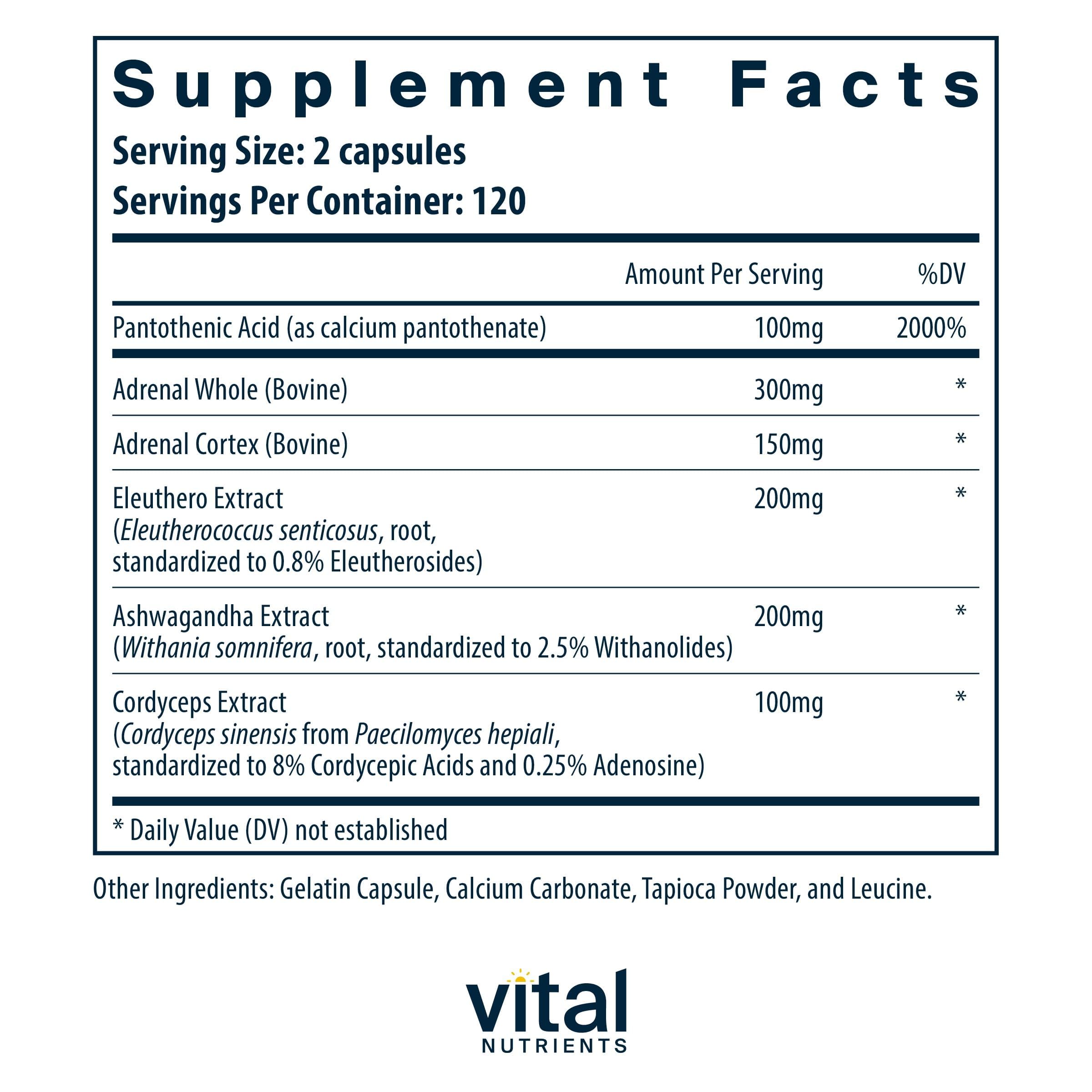 gluten free adrenal support supplements