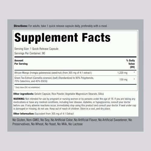 gluten free African Mango extract