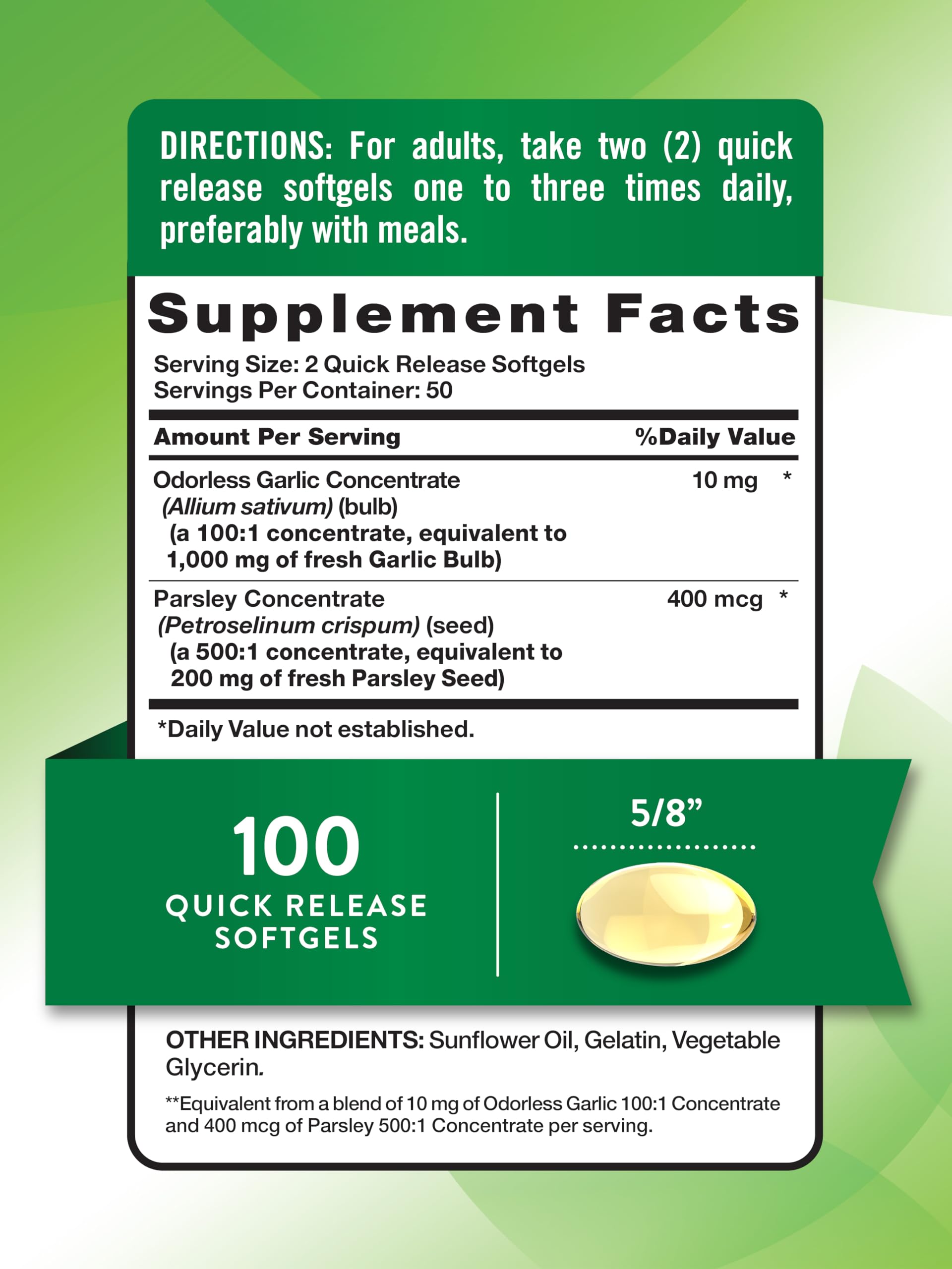 gluten-free aged garlic extract