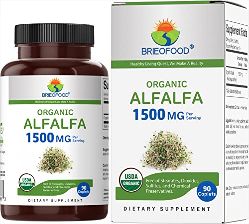 gluten-free alfalfa tablets for health