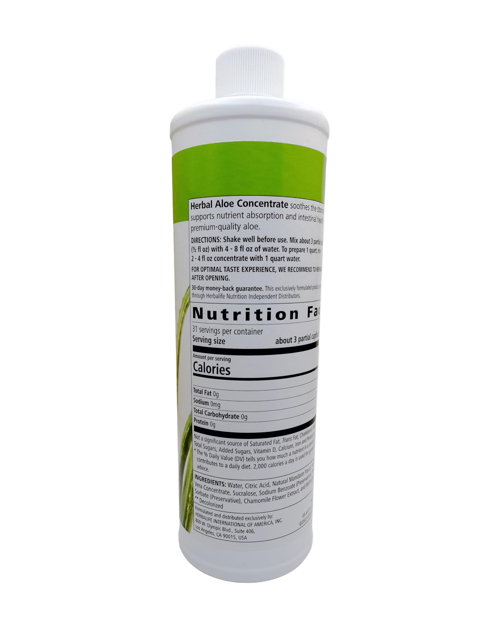 Gluten-free aloe vera beverage
