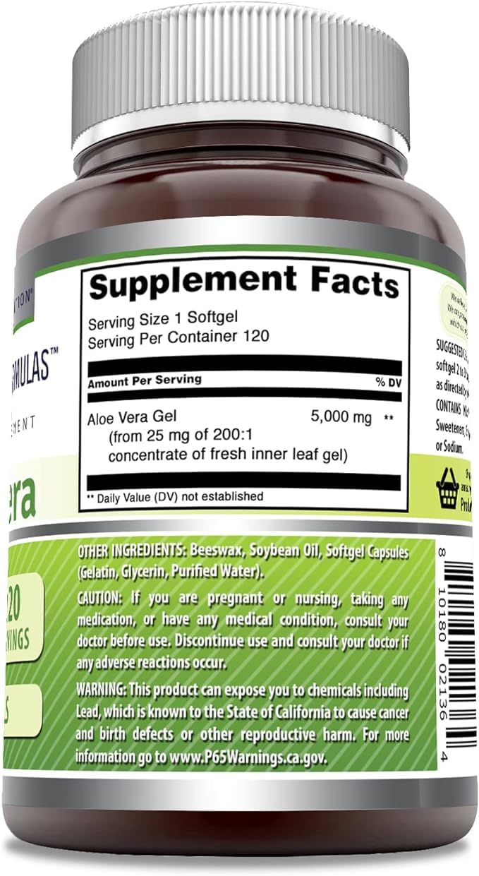 Gluten-free aloe vera capsules Canada