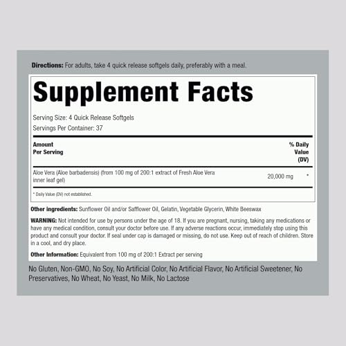 gluten free aloe vera capsules