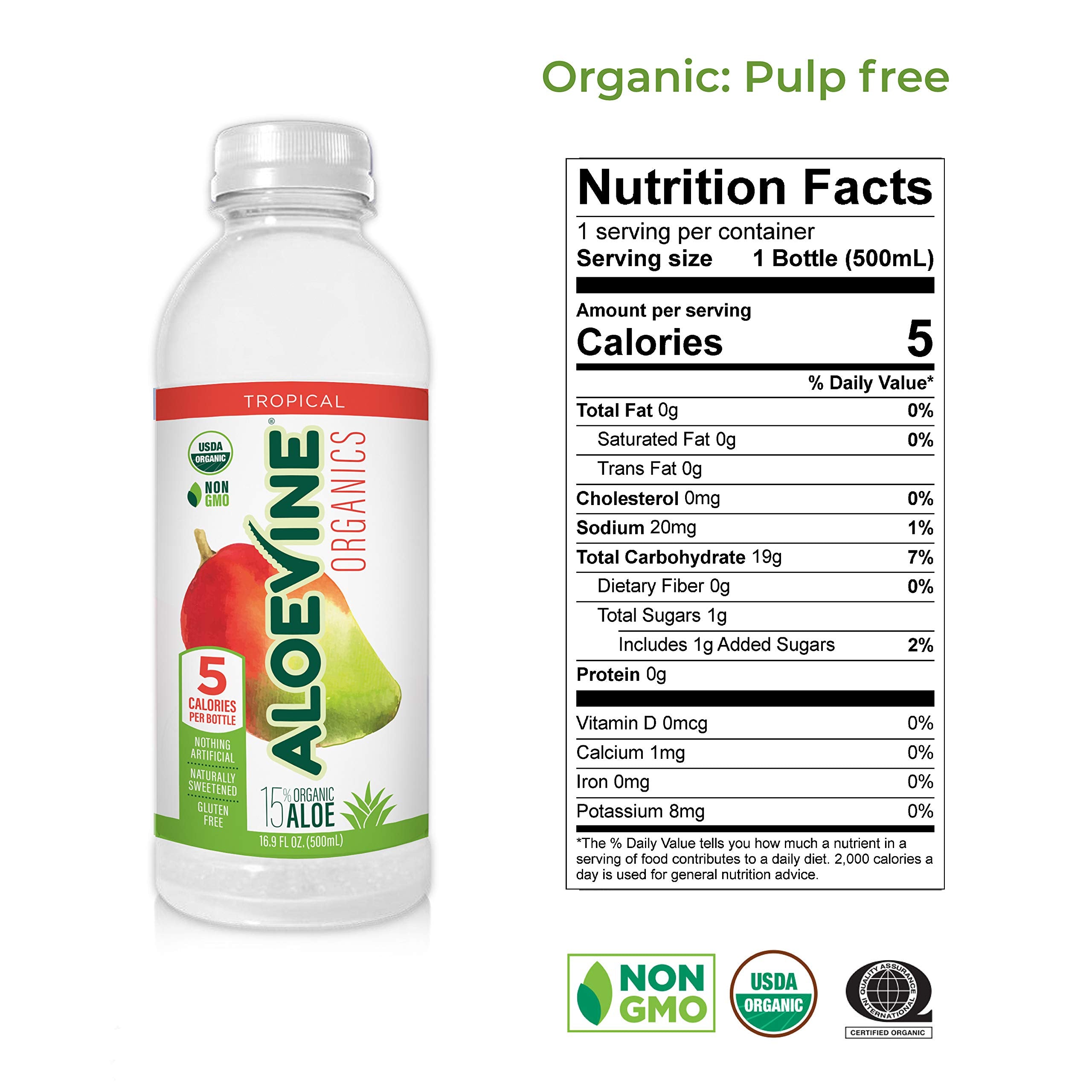 gluten-free aloe vera health drink