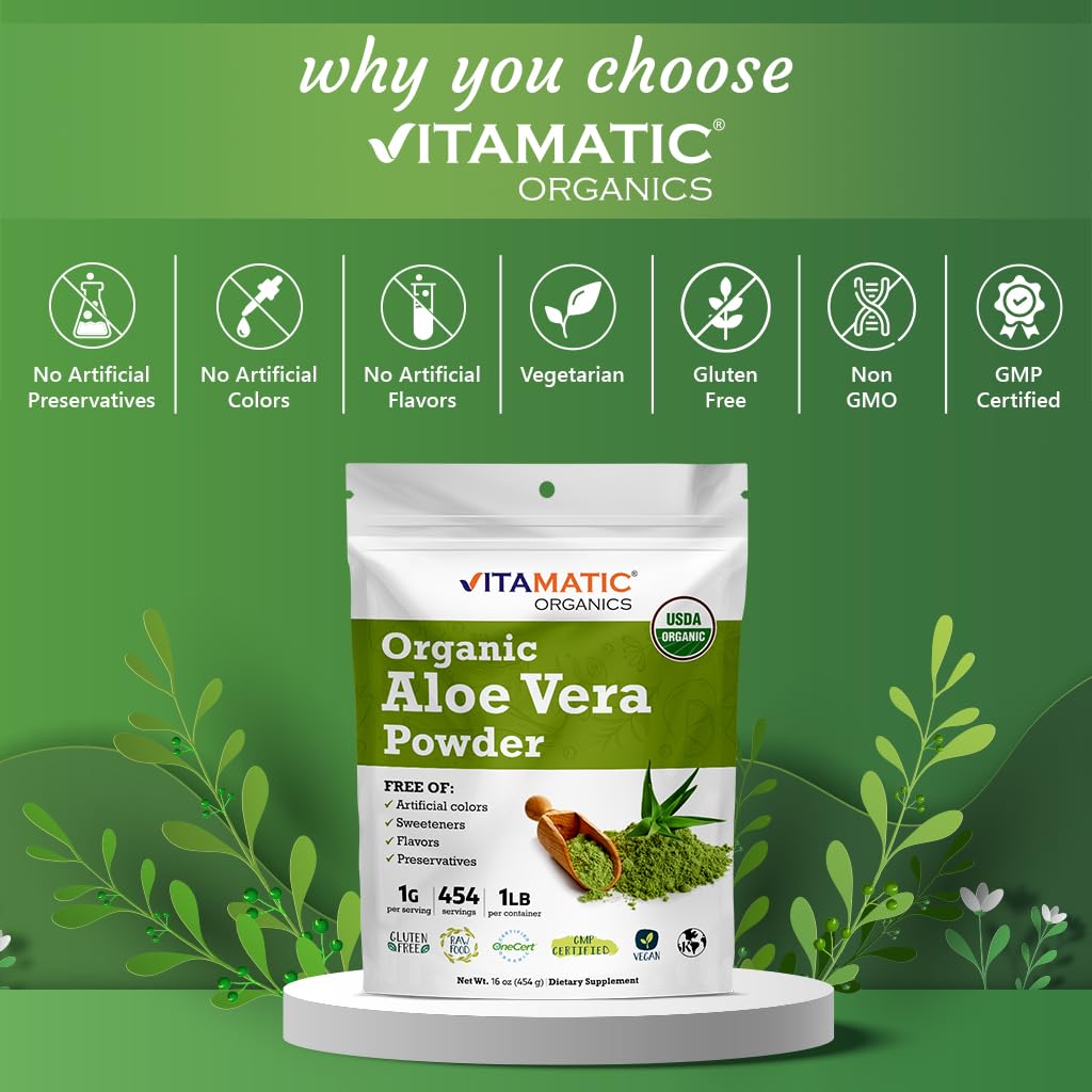 gluten-free aloe vera powder supplement