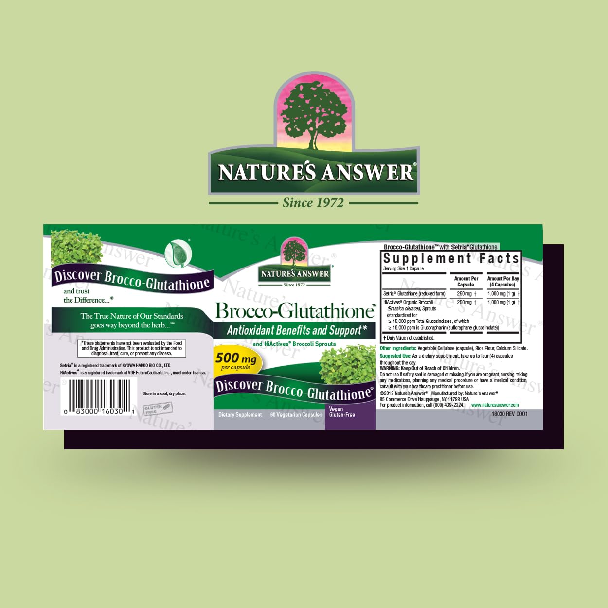 gluten-free antioxidant health supplement