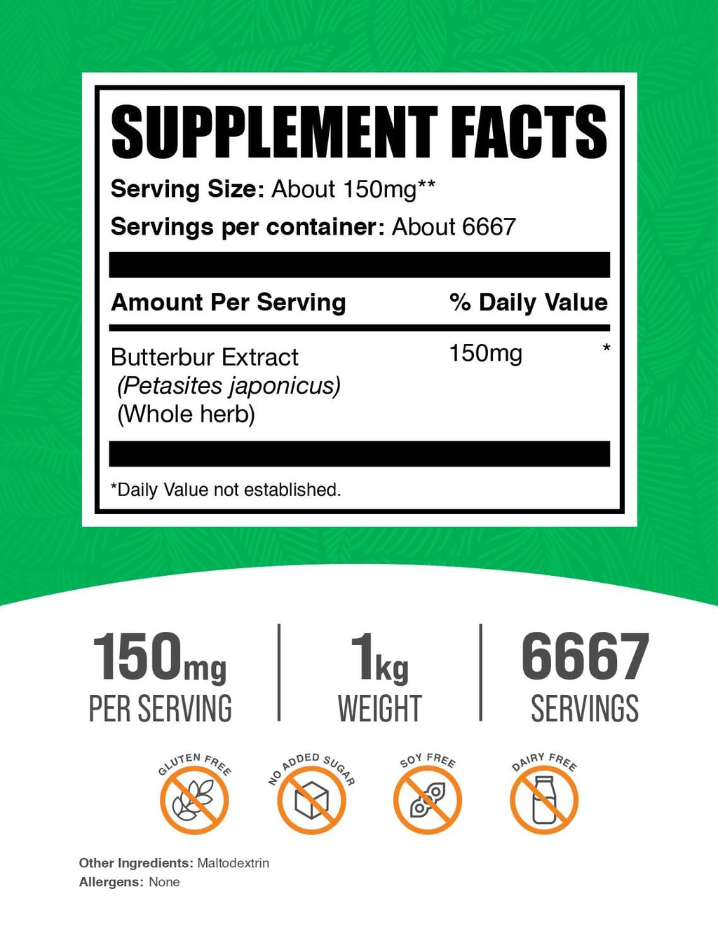 Gluten free antioxidants supplement powder