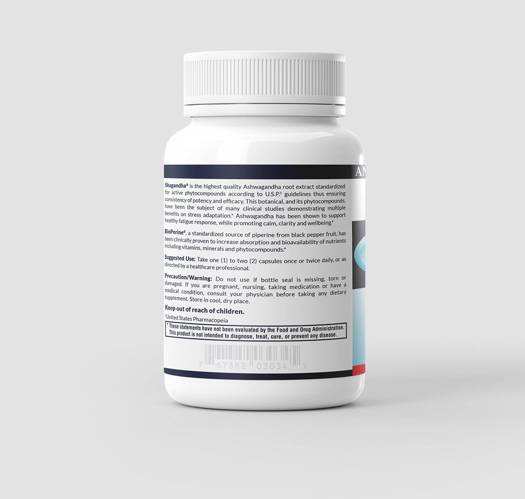 gluten-free ashwagandha capsules made in Canada