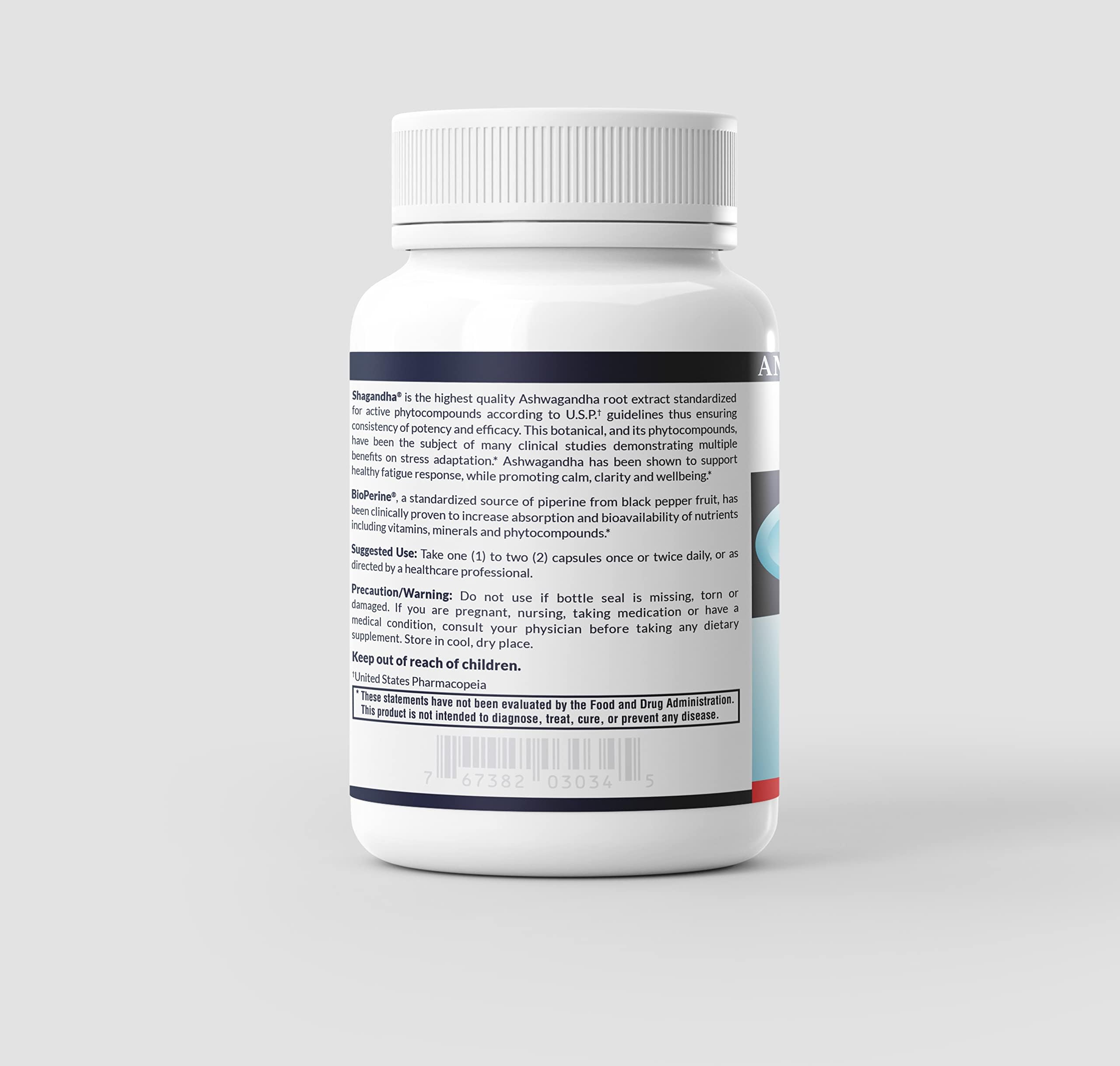 gluten-free ashwagandha capsules made in Canada
