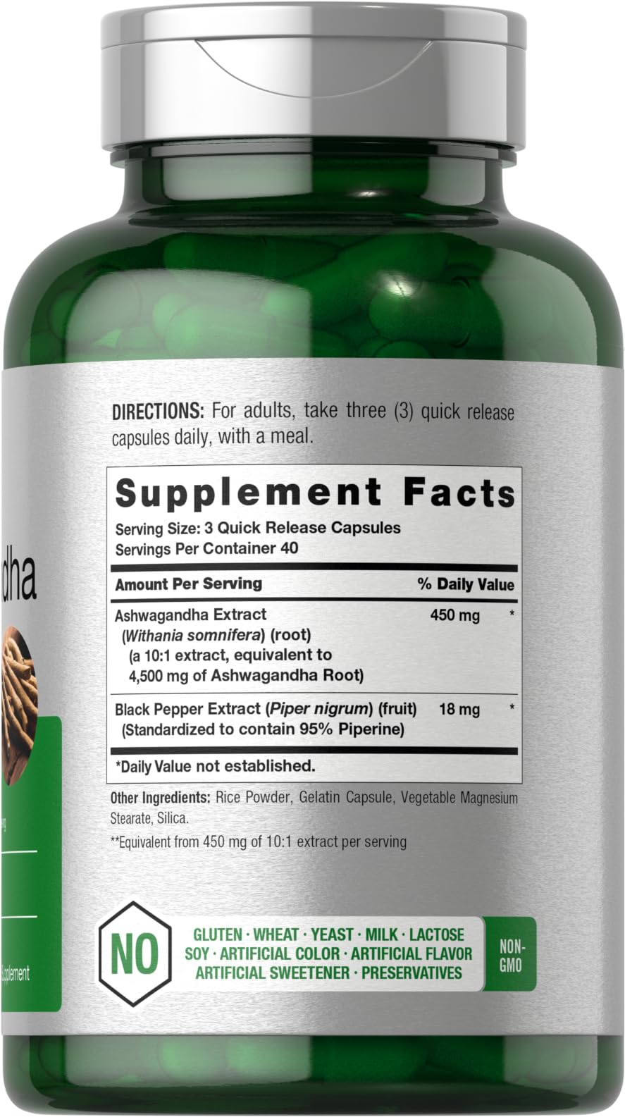 Gluten-free ashwagandha for daily use