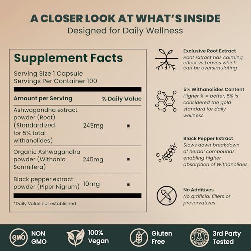 gluten free ashwagandha for natural energy