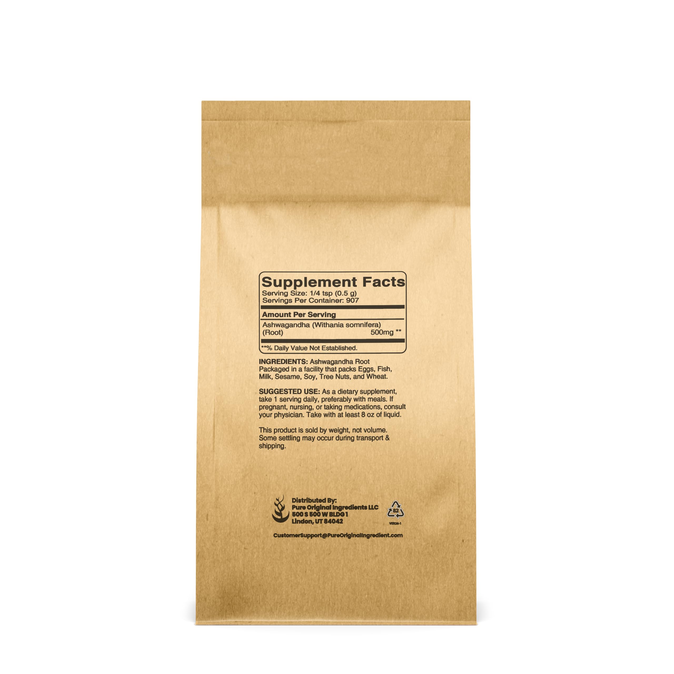 gluten-free ashwagandha for stress relief