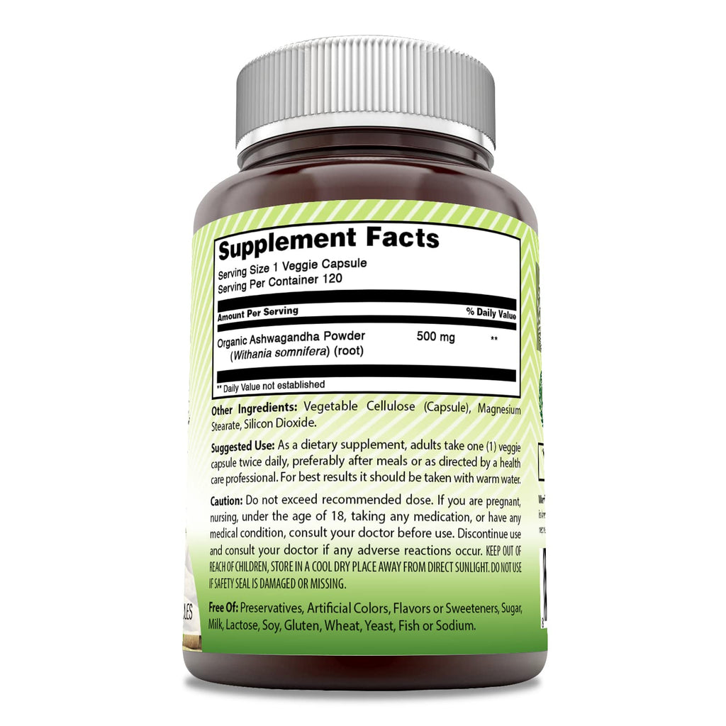 Gluten free Ashwagandha for vegetarians