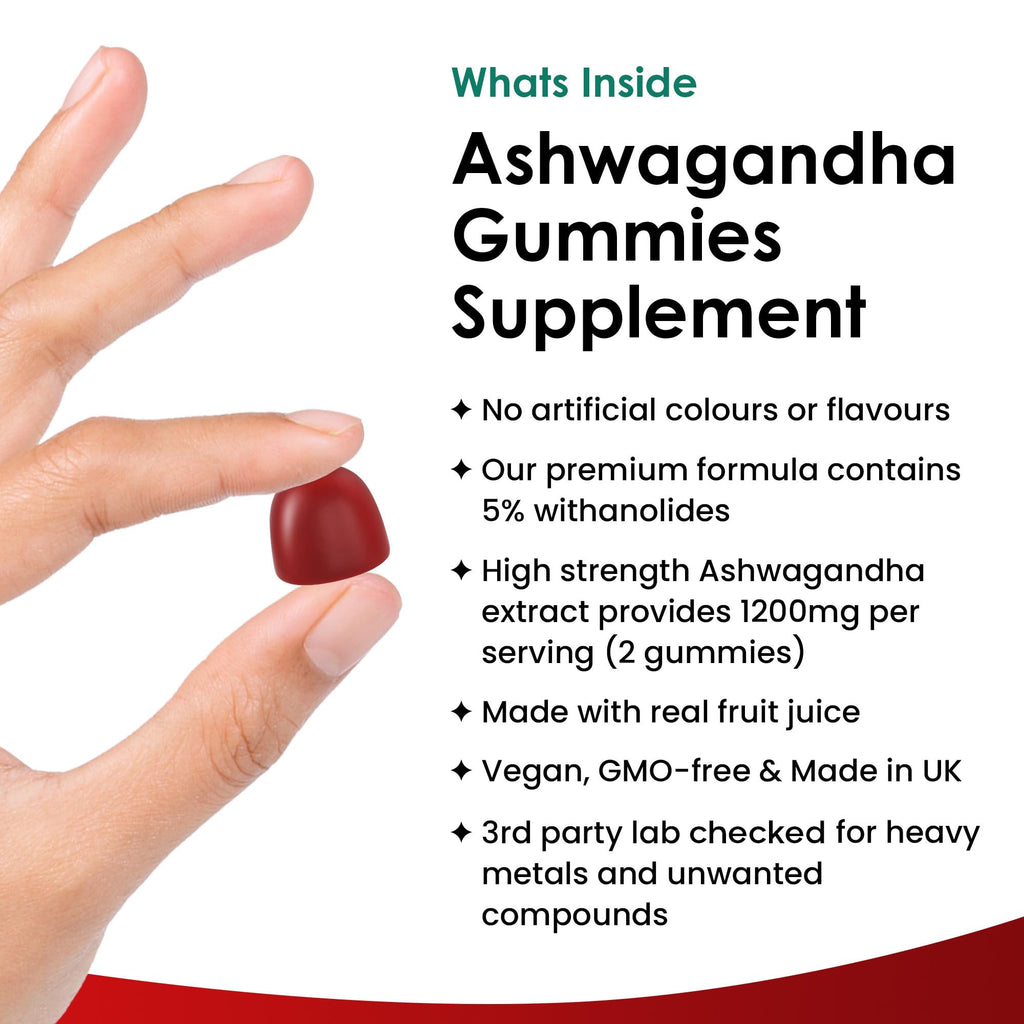 gluten-free ashwagandha gummies for health
