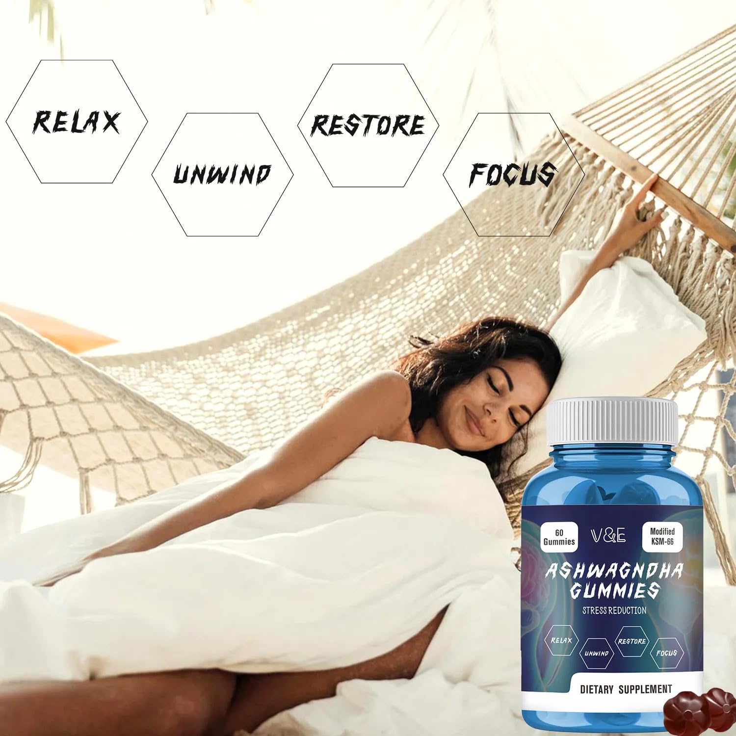 Gluten-free ashwagandha gummies for sleep