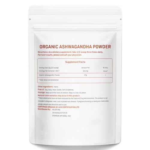 gluten-free ashwagandha herbal powder
