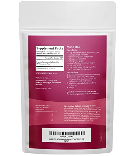 Gluten-free Ashwagandha root powder